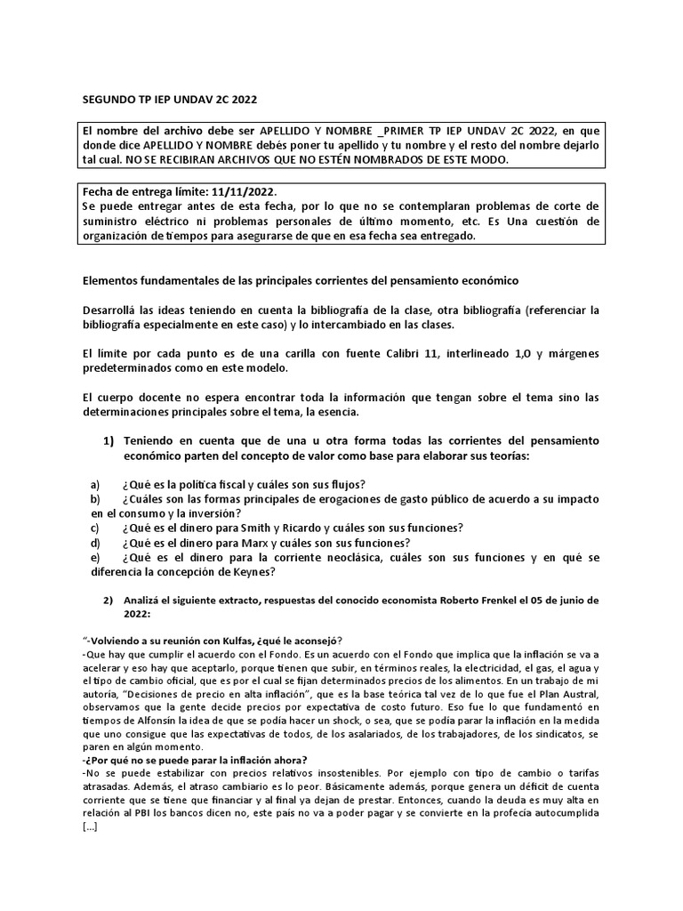 Medero Macarena Ayelen _SEGUNDO TP IEP UNDAV 2C 2022 | PDF