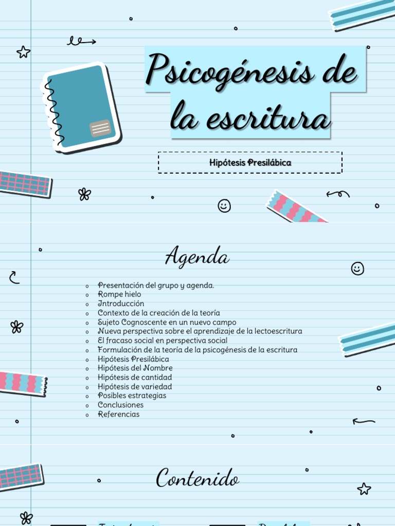 Diapositivas Psicogénesis de la Escritura | PDF