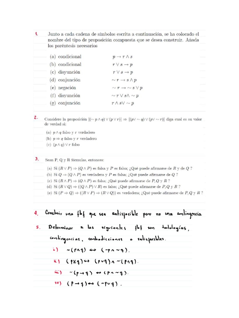 Taller Log y Co 1 | PDF