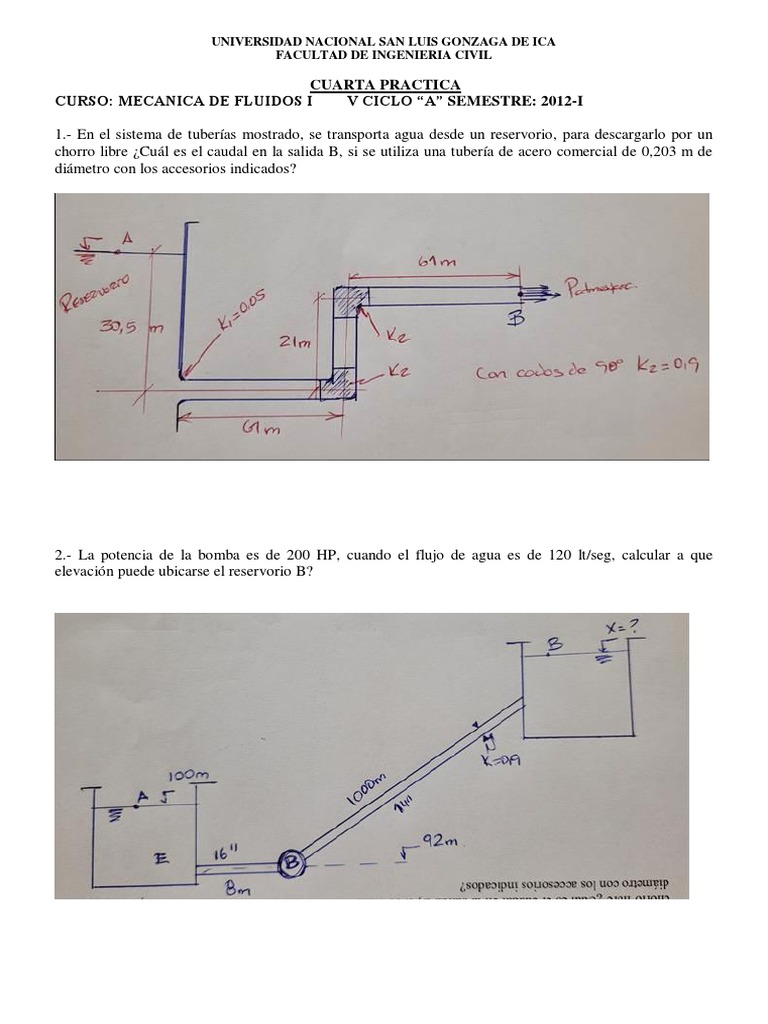 4ta Practica Fluidos 1.... | PDF