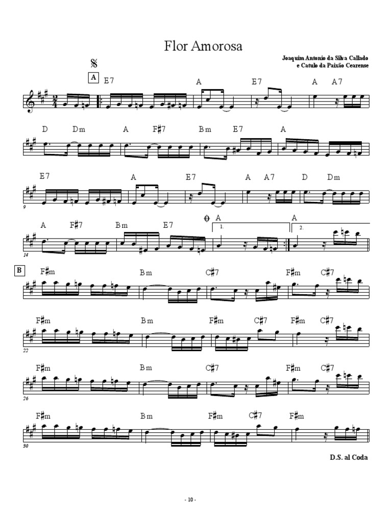 10 Flor Amorosa Eb Final | PDF