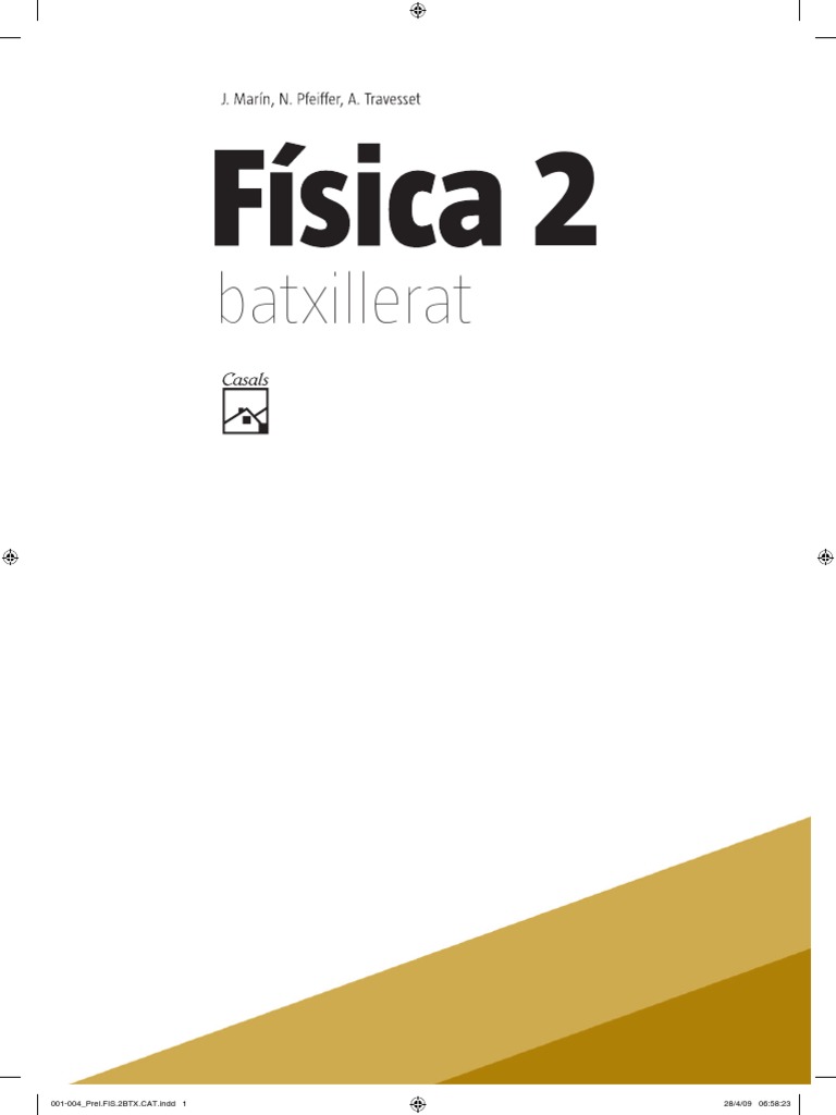 Física 2n Batxillerat | PDF