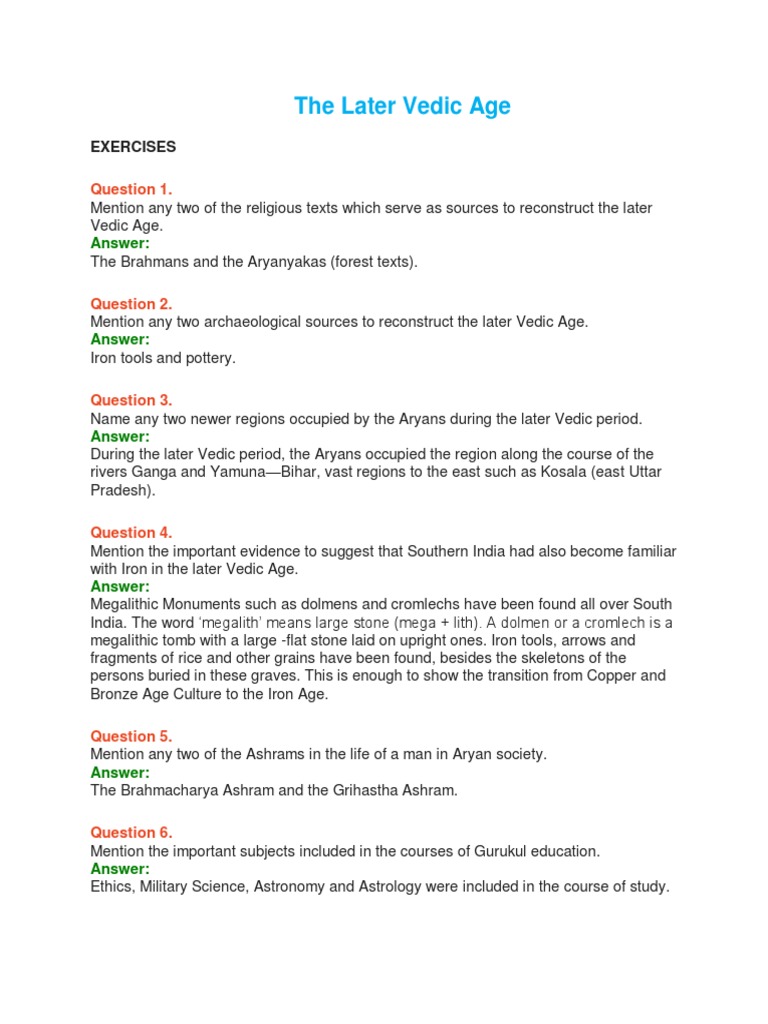 History Class 9 Icse | PDF | Vedas | Caste