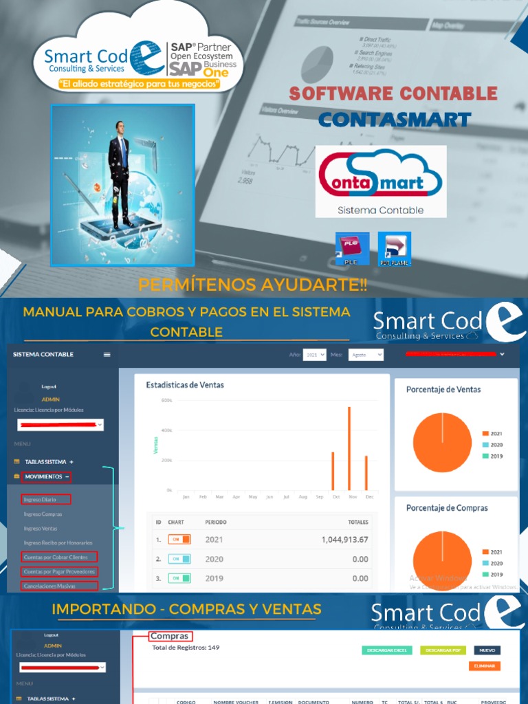 SOFTWARE CONTABLE_MANUAL_COBROS_Y_PAGOS 2.1 | PDF | Contabilidad ...