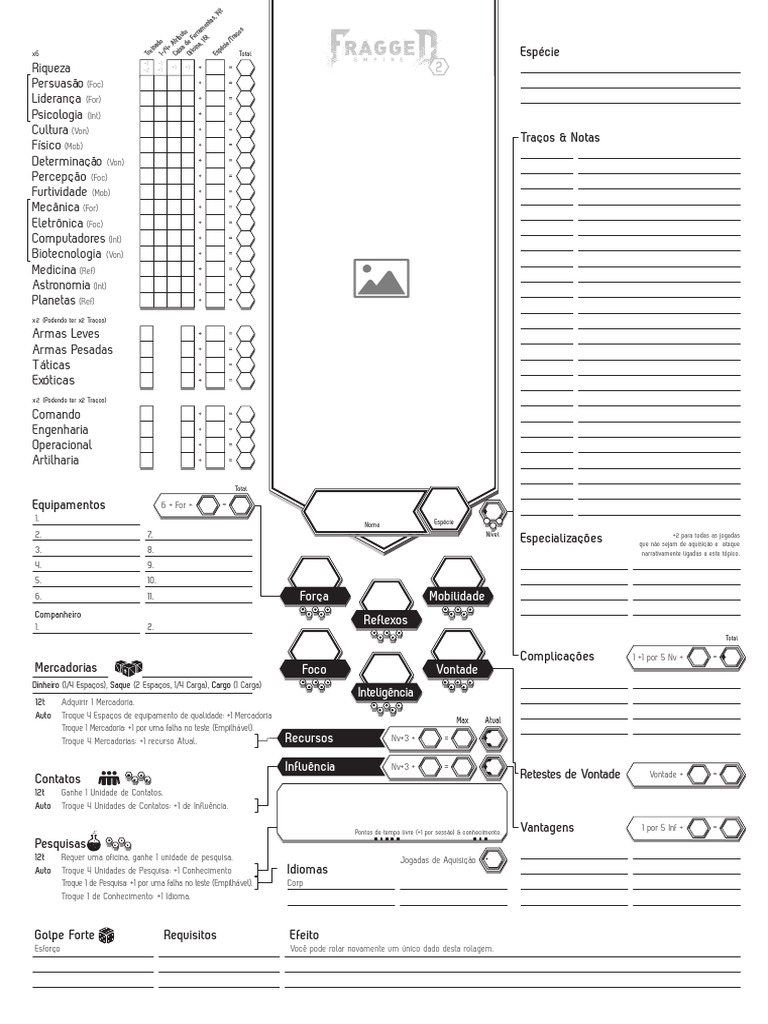 Guia de Atributos e Recursos RPG | PDF