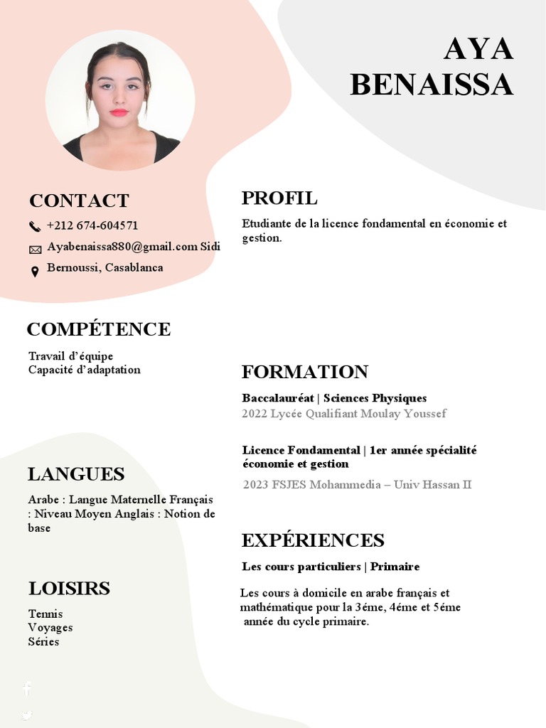 77 Modele CV Lyceen | PDF