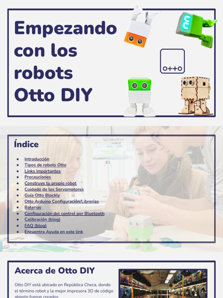 Empezando Con Los Robots Otto DIY | PDF | Hogar, jardinería y bricolaje