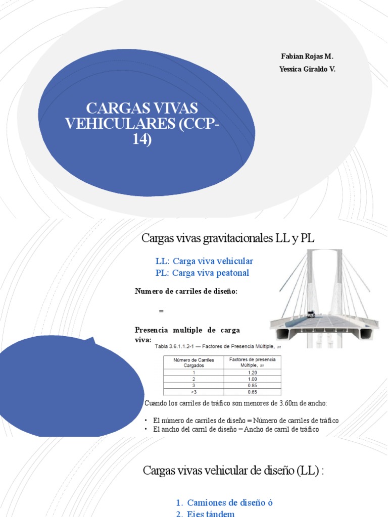 CARGAS VIVAS VEHICULARES (CCP-14) | PDF