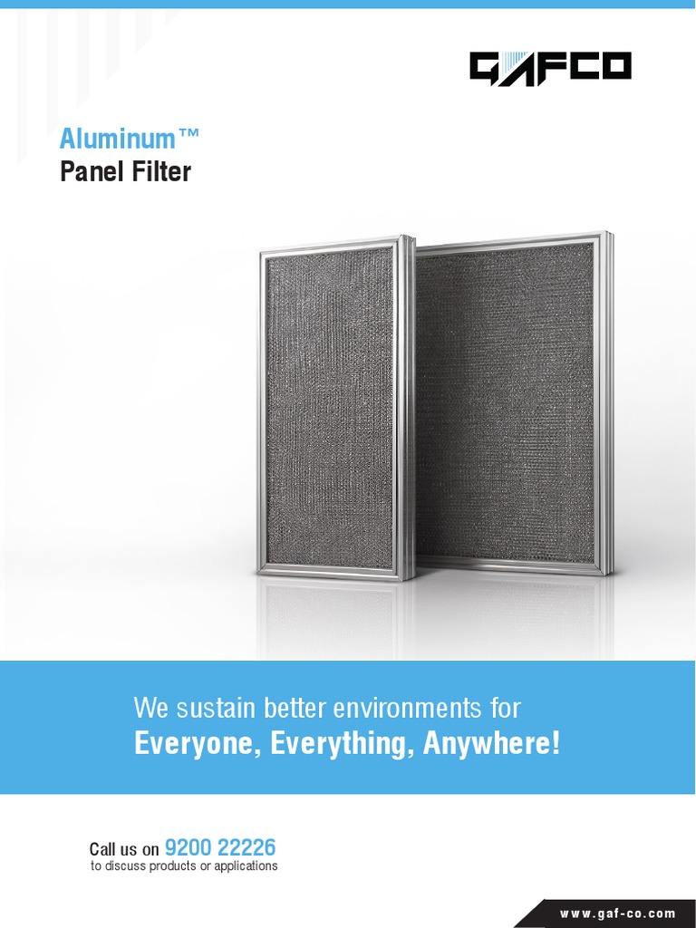 Aluminum™ Gafco | PDF | Filtration | Secondary Sector Of The Economy