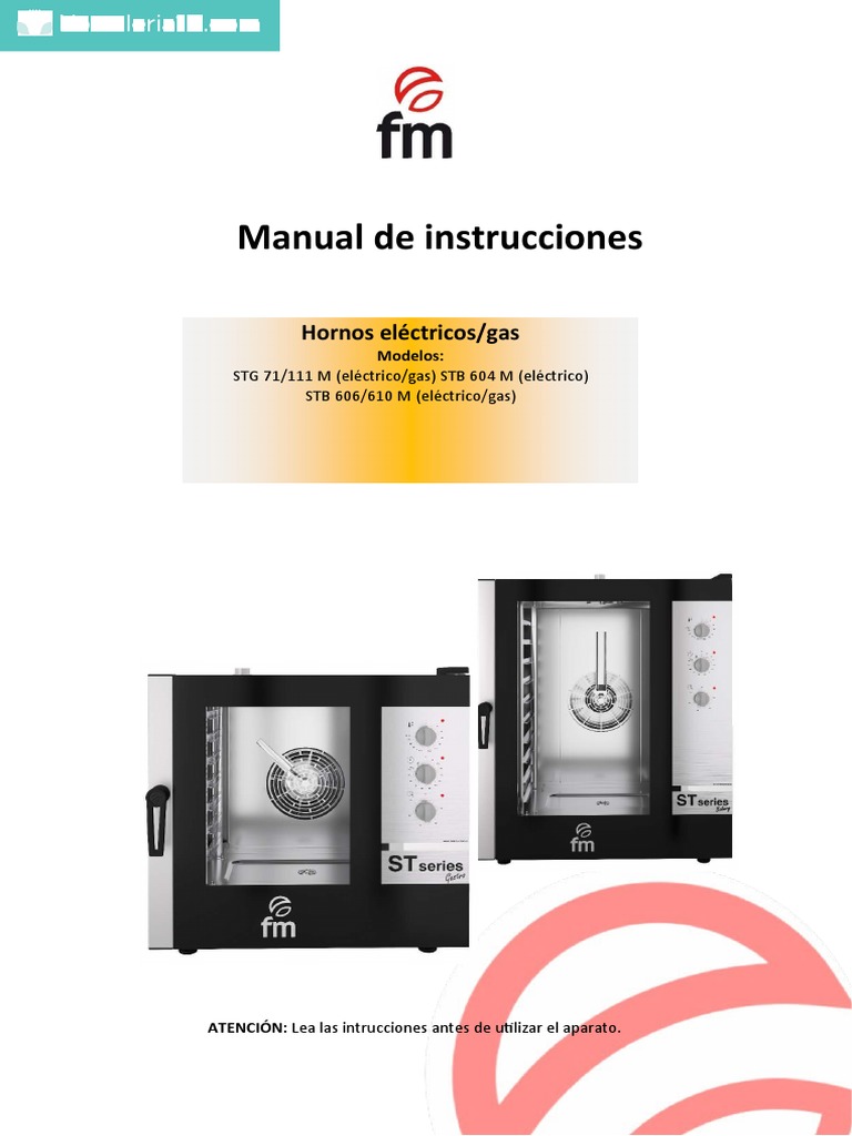 FM Manual Horno STB 604 M | PDF