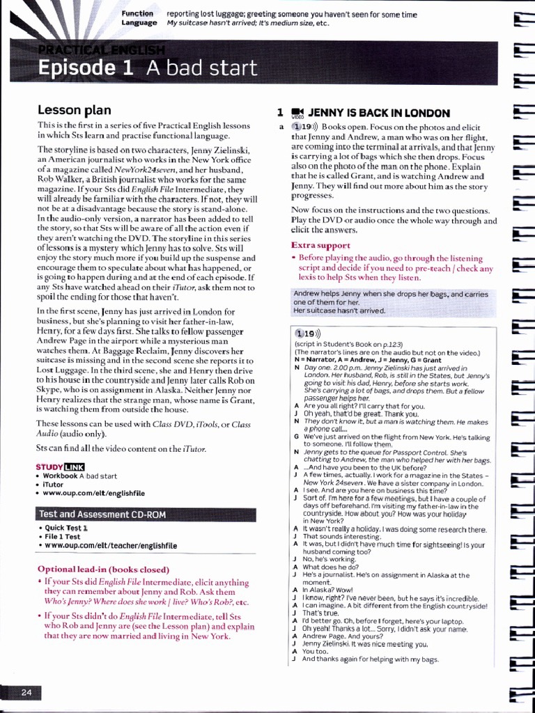 English File 3e - Intermediate Plus TB | PDF