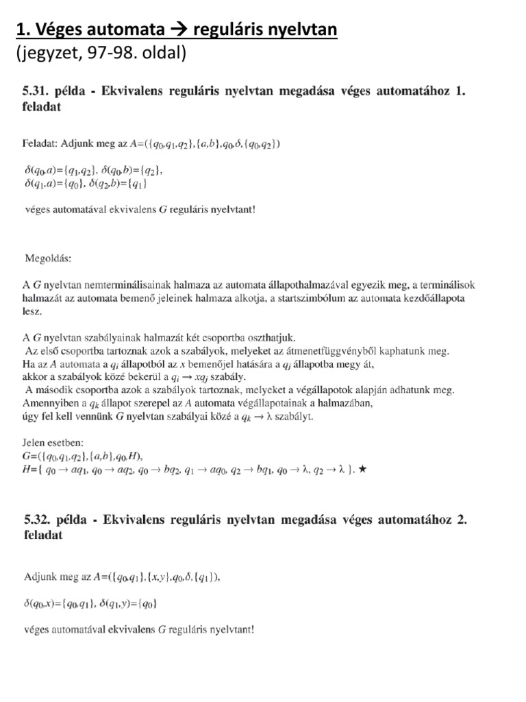 Gyakorlo Feladatok 2ZH 2022 | PDF