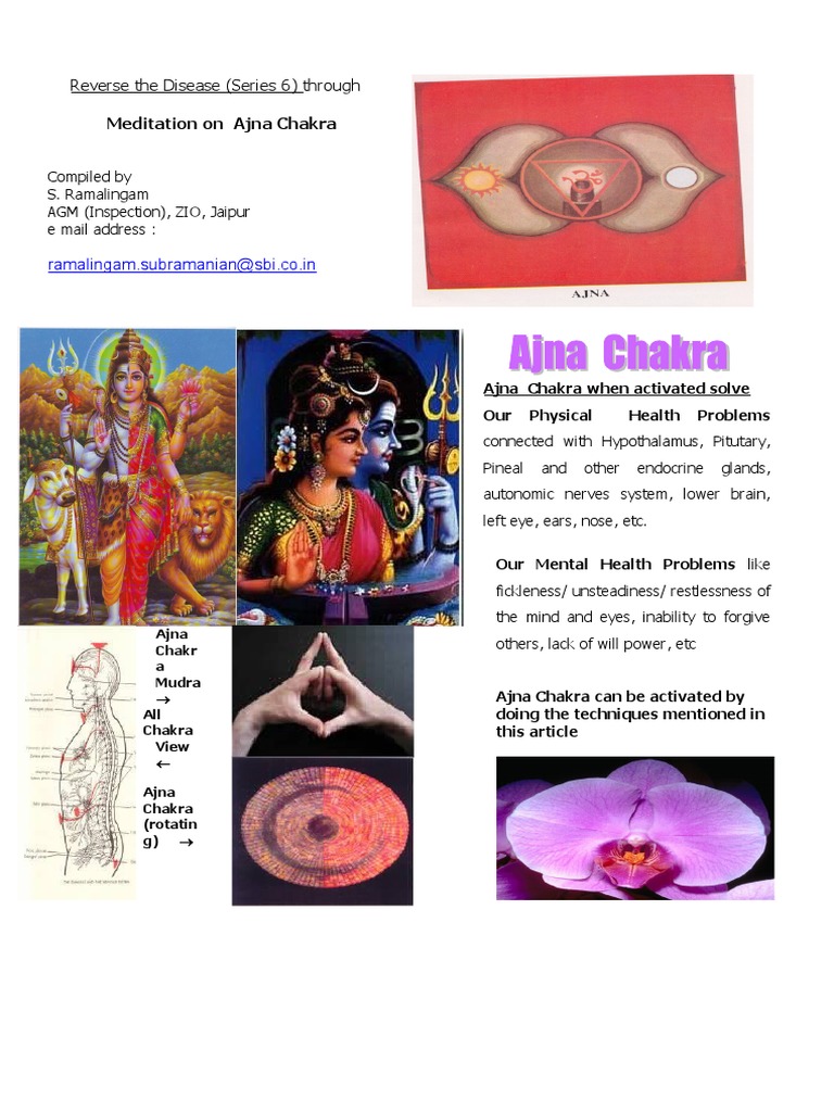 Ajna Meditation1 | PDF | Chakra | Meditation