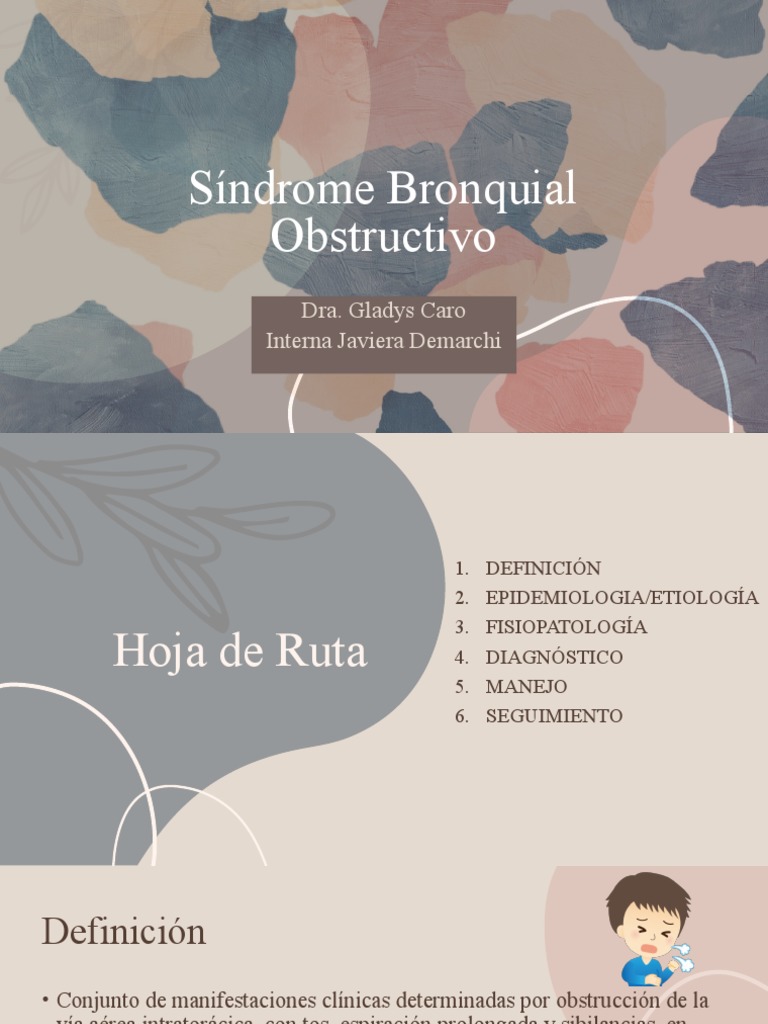 Sindrome Bronquial Obstructivo | PDF | Asma | Tos