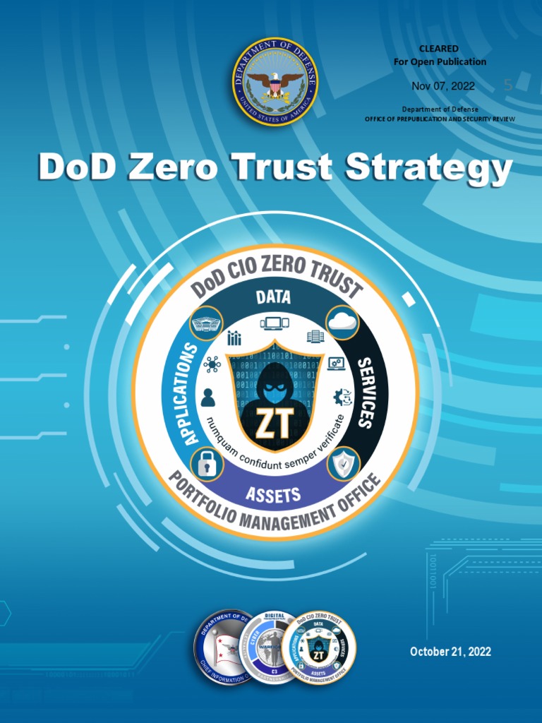 DoD ZTStrategy | PDF | Security | Computer Security