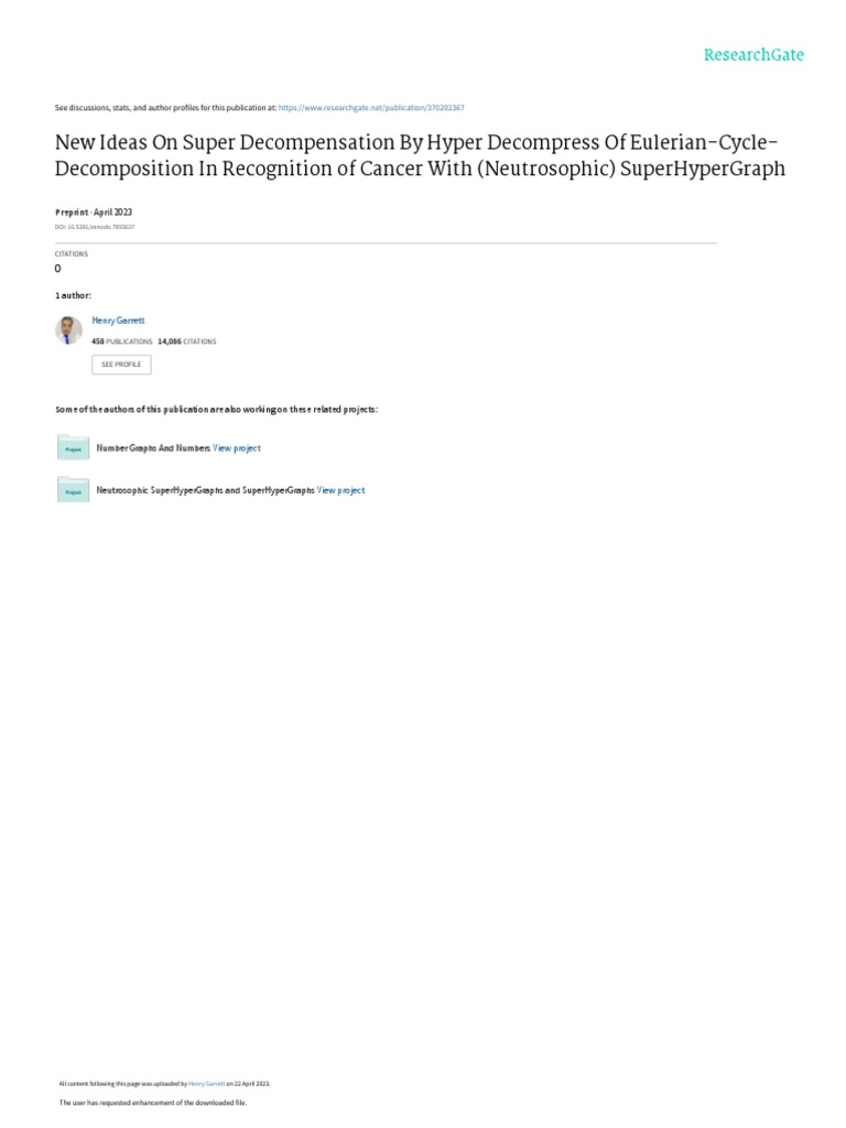 New Ideas On Super Decompensation by Hyper Decompress of Eulerian-Cycle ... New Ideas On Super Decompensation by Hyper Decompress of Eulerian-Cycle ...