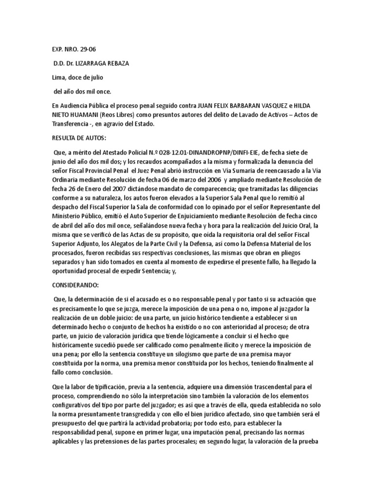 EXPe 878 | PDF | Derecho penal | Castigos