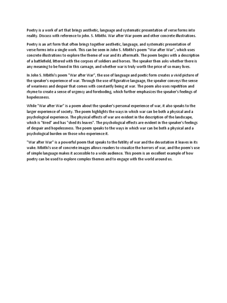 War After War | PDF