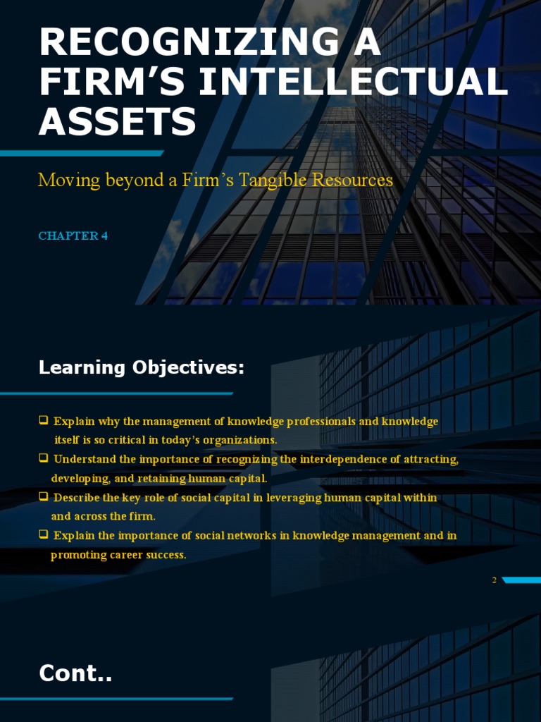 Recognizing A Firms Intellectual Assets | PDF