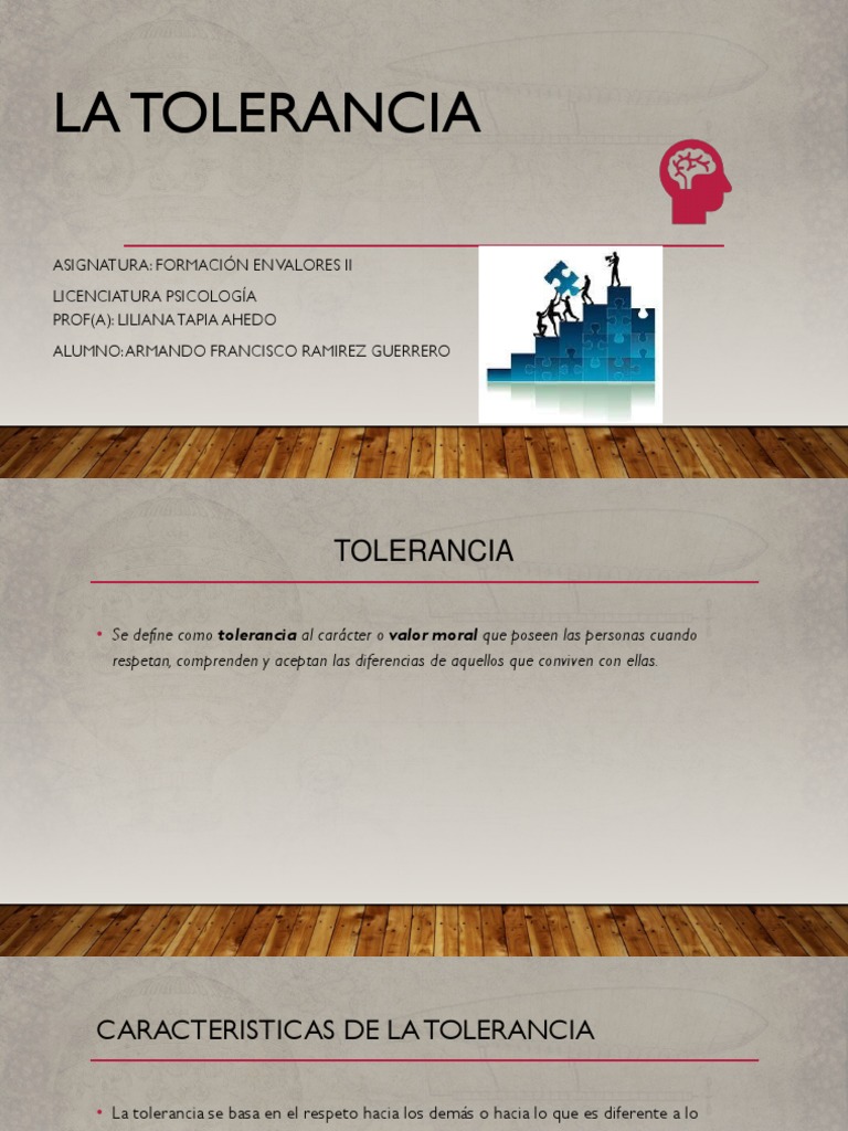 La Tolerancia en Psicología | PDF | Ciencias sociales | Salud y bienestar