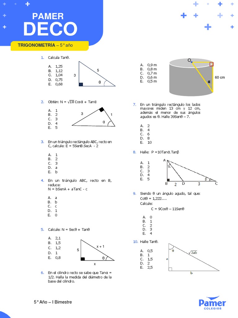 Pamer: Trigonometría | PDF | Geometría Elemental | Geometría del plano ...