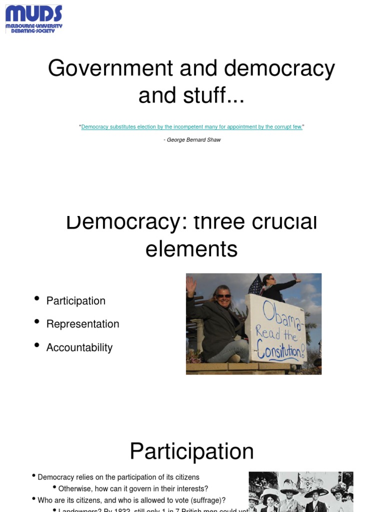 Government and Democracy and Stuff.. | Download Free PDF | Government ...