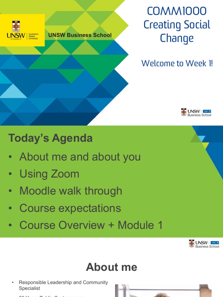 COMM1000 23 T1 Wk1 Lecture Slides | PDF | Lecture