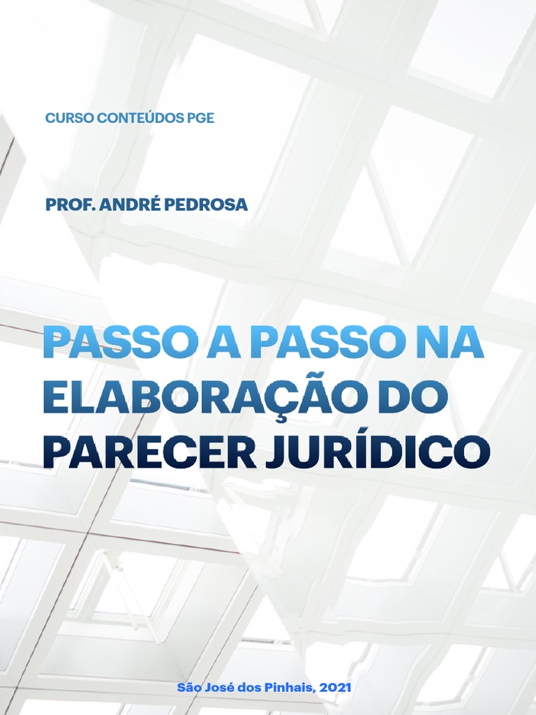 Elaboração de Parecer Jurídico: Guia Prático | PDF | Administração ...