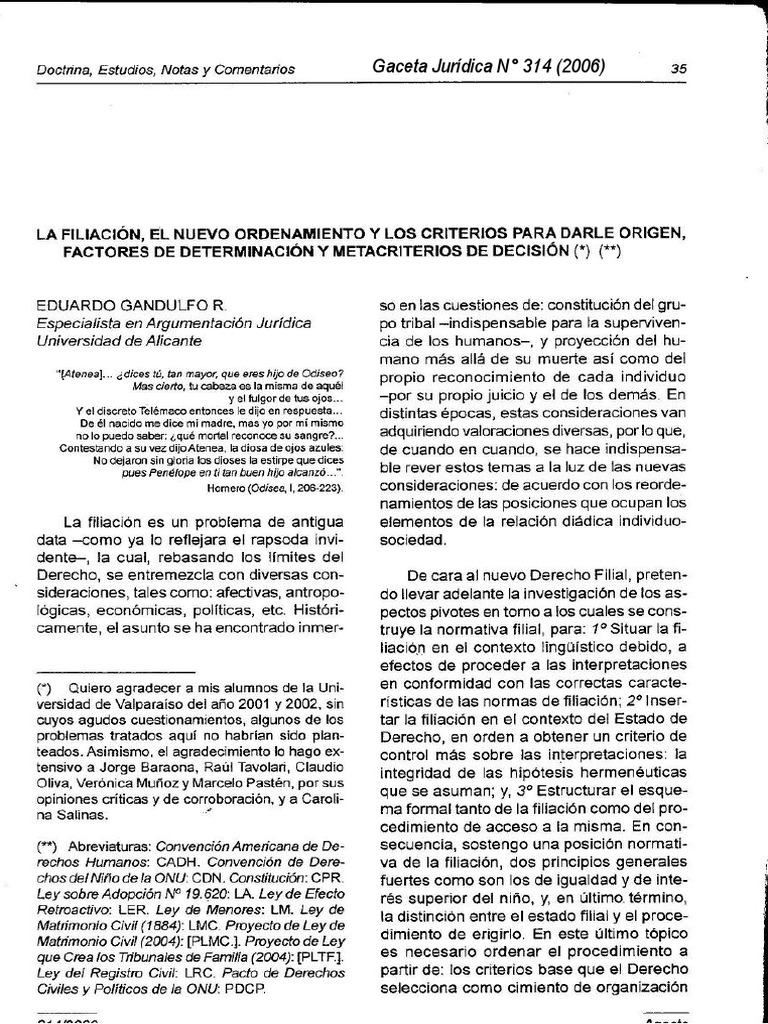 Filiación y Su Nuevo Estatuto 2 | PDF | Instituciones sociales | Justicia