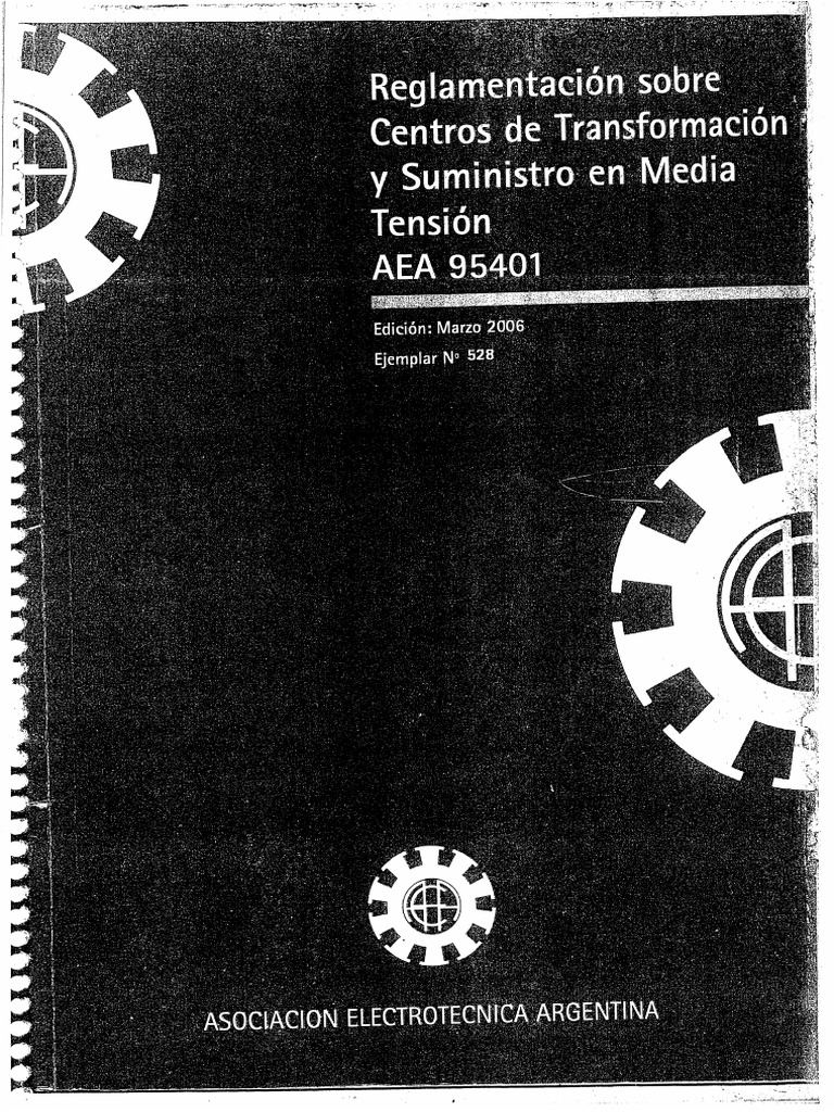 AEA 95401-Reglamentación Sobre Centros de Transformación y Suministro en MT | PDF