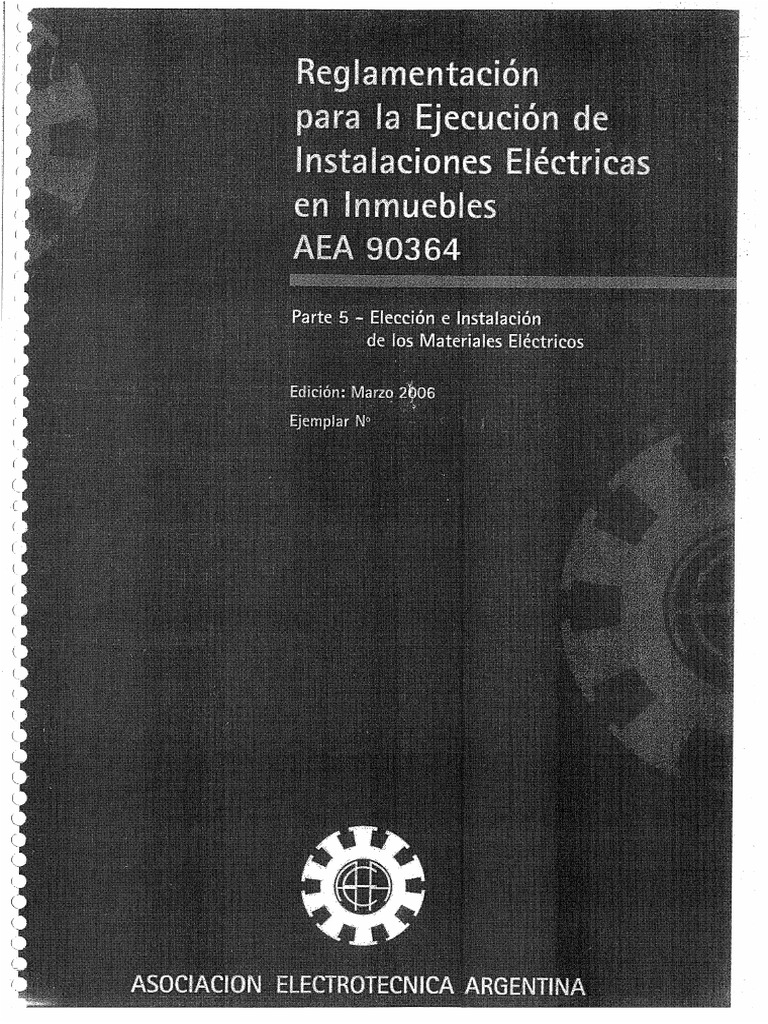 AEA 90364-Parte 5-Elección e Instalación de Los Materiales Eléctricos | PDF