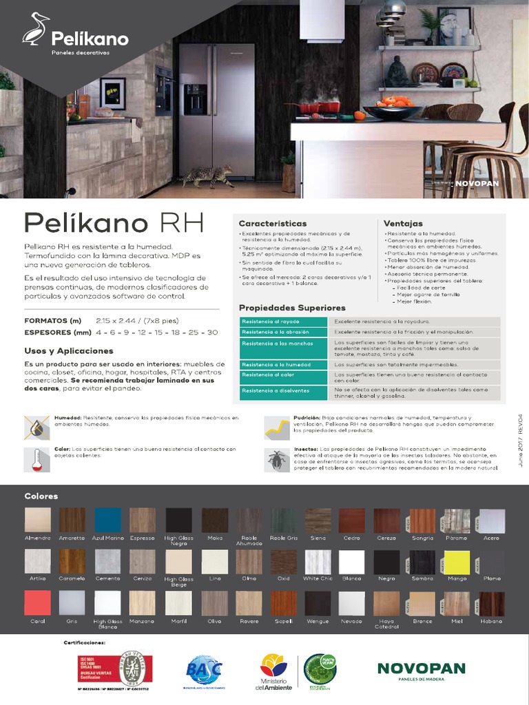 12.melamina RH Marca Novopan o Pelikano | PDF