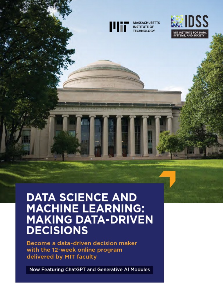 Mit Data Science Machine Learning Program Brochure | PDF | Deep ...