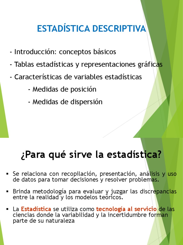 1 Estadistica Descriptiva | PDF | Muestreo (Estadísticas) | Histograma