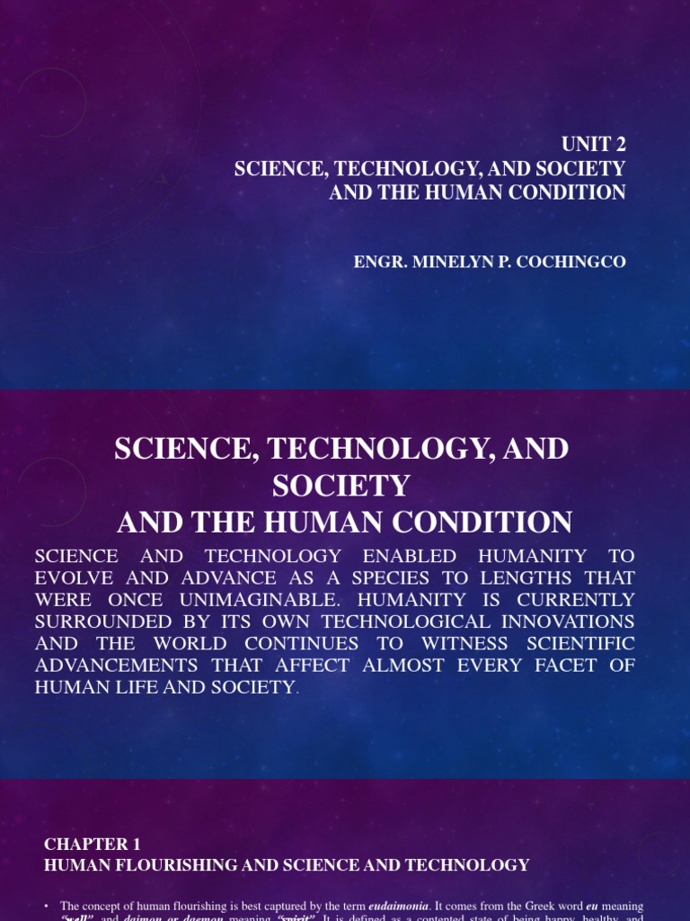 Unit 2 Science, Technology, and Society and The Human Condition | PDF | Happiness