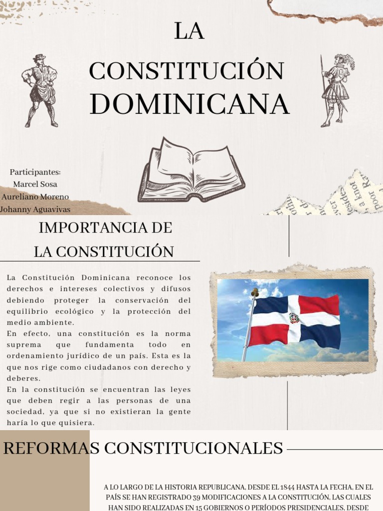 Importancia de La Constitución | PDF | República Dominicana | Constitución
