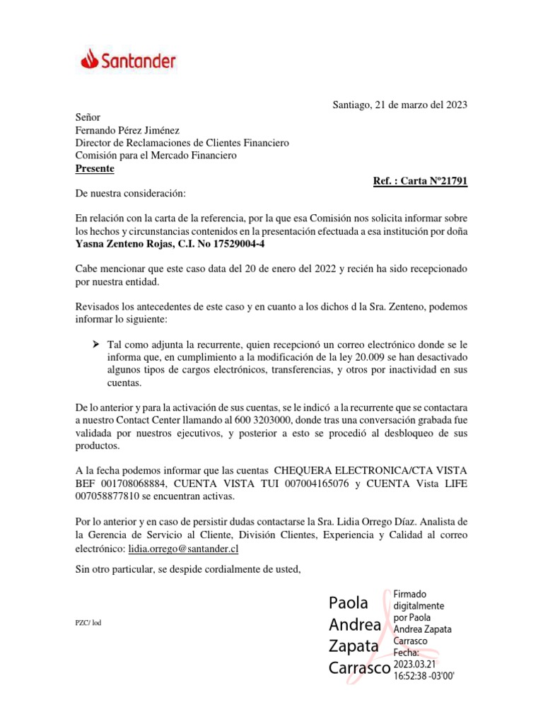 Respuesta Carta 2018262 PDF | PDF