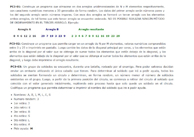 PC3 Algoritmos | PDF