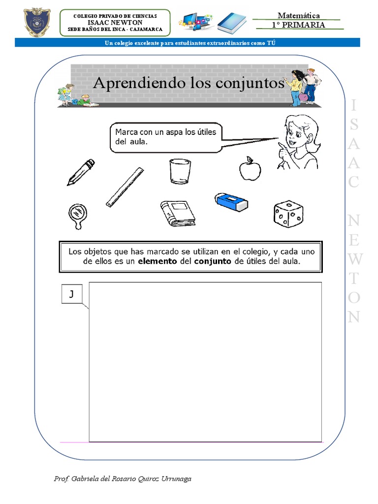 Elementos de Conjuntos para Colorear | PDF | Matemáticas | Science