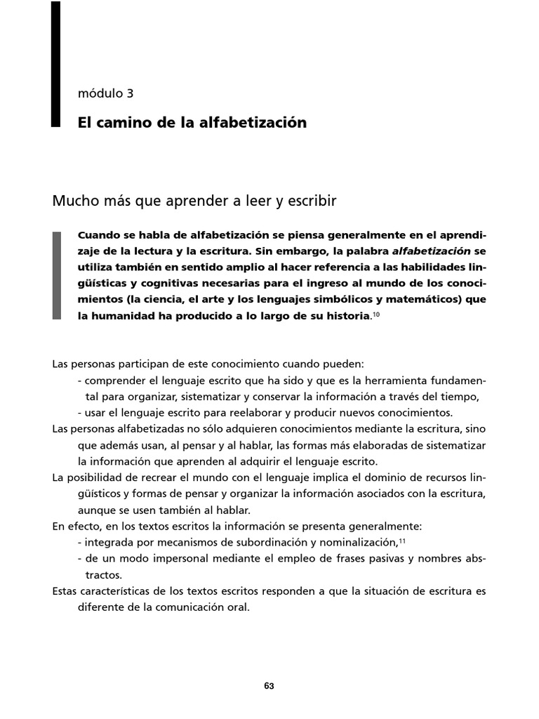 Nin Os y Maestros Por El Camino de La Alfabetizacion | PDF | Literatura ...