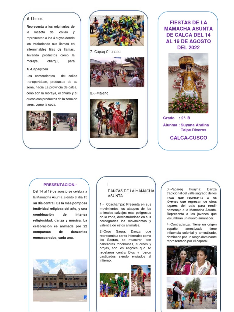 Triptico Danza Final | PDF