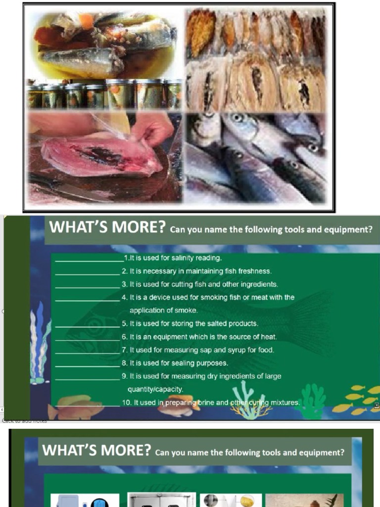 q3 Week 1-2 & 3 AFA 7-8 FISH FOOD PROCESSING | PDF | Pressure Cooking ...