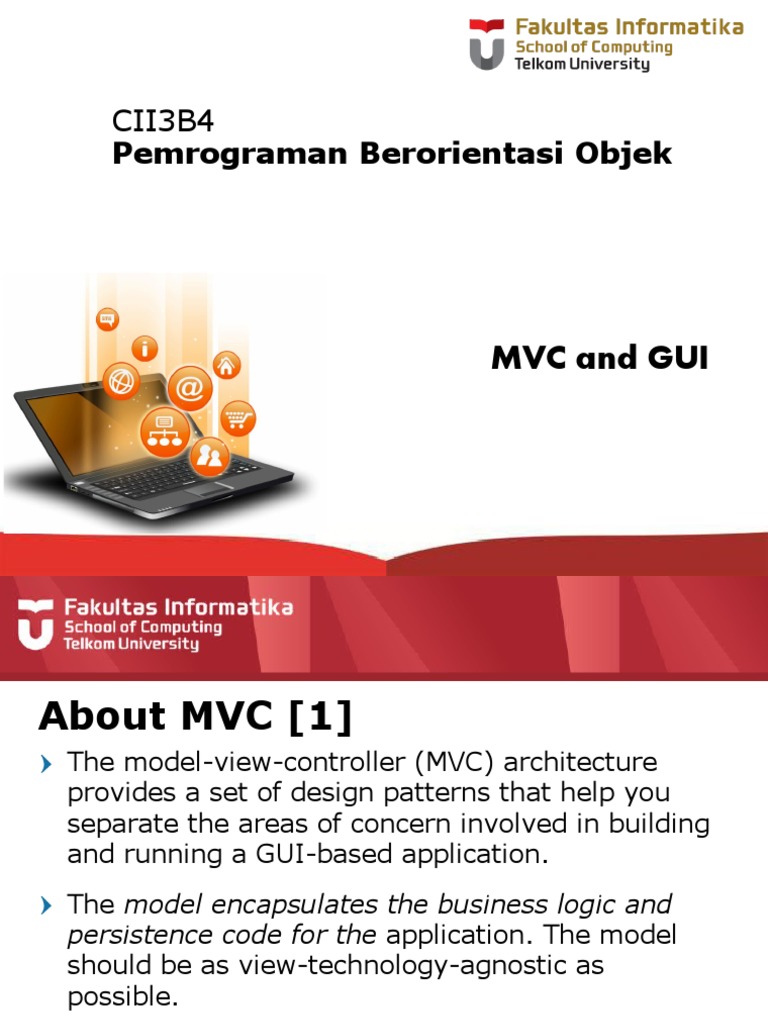 12 - MVC and GUI-MJS | PDF