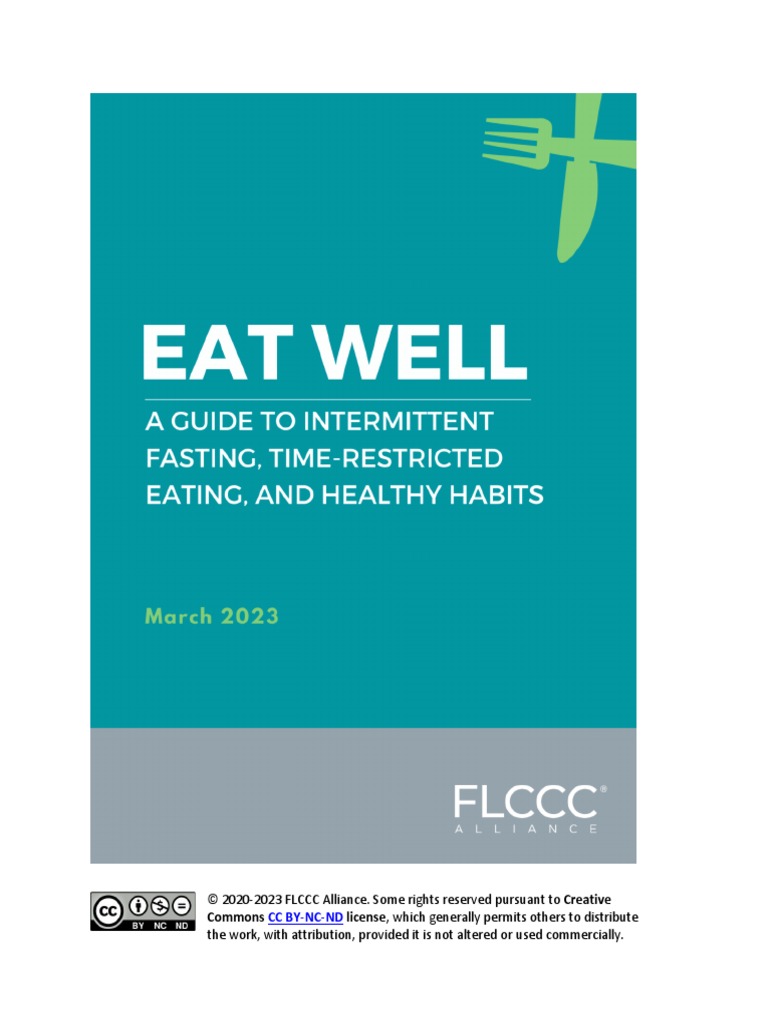 Eat Well - Guide To Fasting and Healthy Eating | PDF