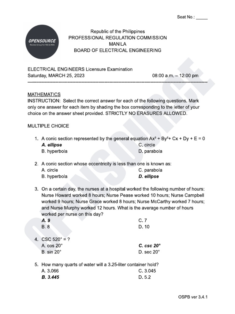 OS PB3 Math Keys | PDF