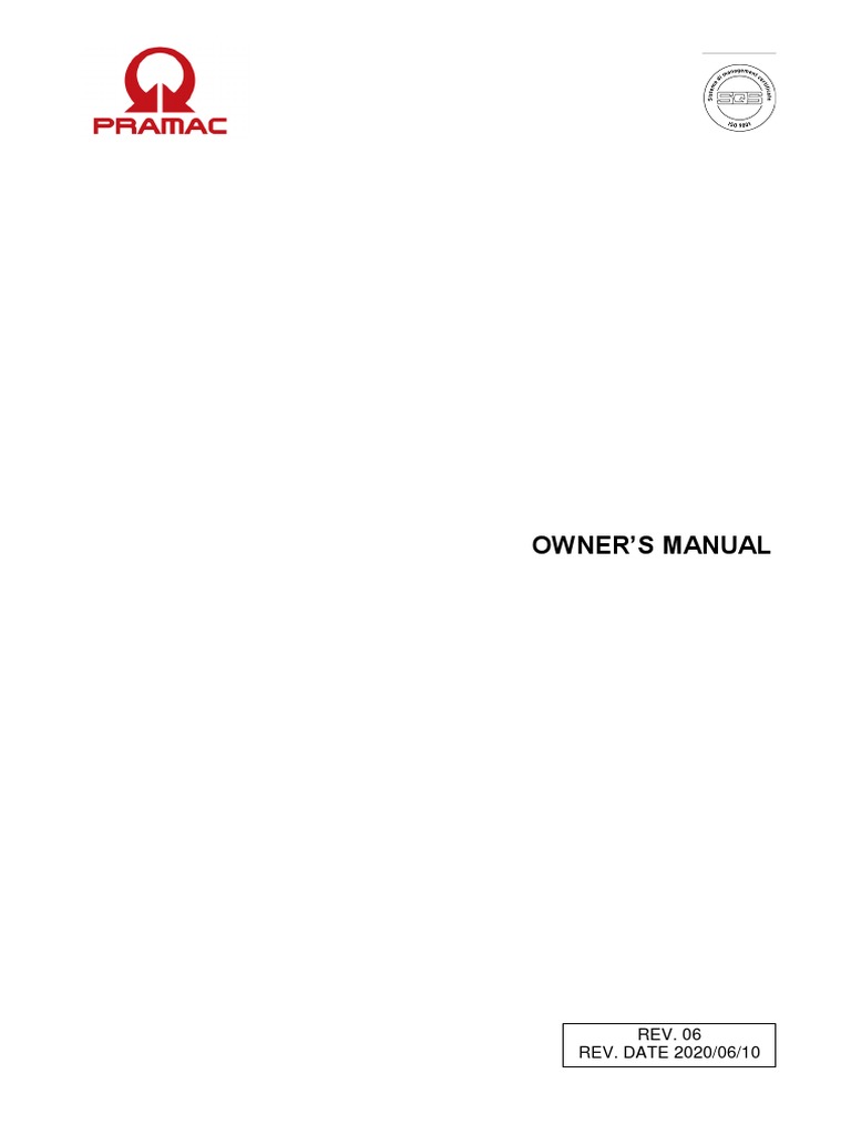 Owner's Manual EN - PRAMAC - LSW8-LSW5-LSW3 - Rev 06 | PDF | Mains Electricity | Ac Power Plugs ...
