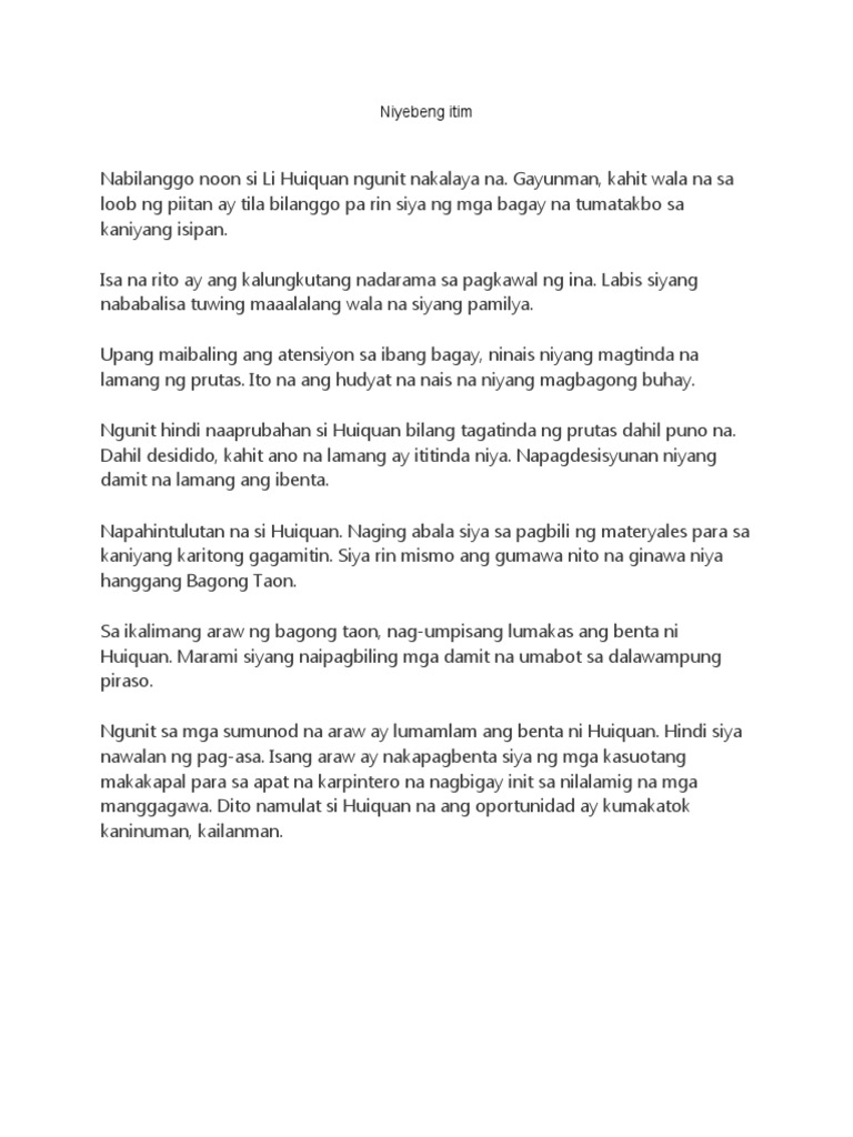 Niyebeng Itim | PDF Niyebeng Itim | PDF