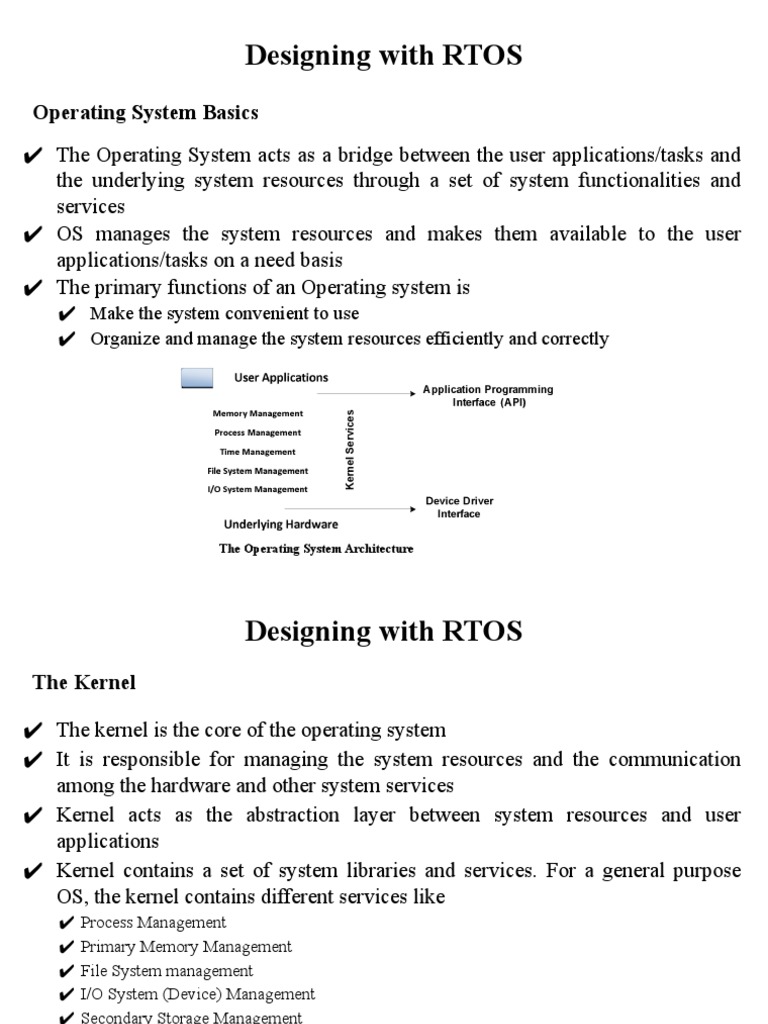 RTOS_Threads & Process.ppt | PDF