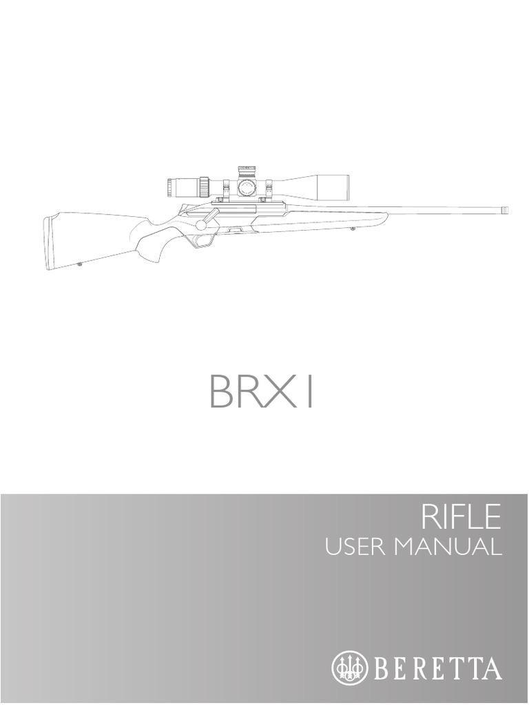 Beretta BRX1-ENG1 | PDF | Magazine (Firearms) | Firearms