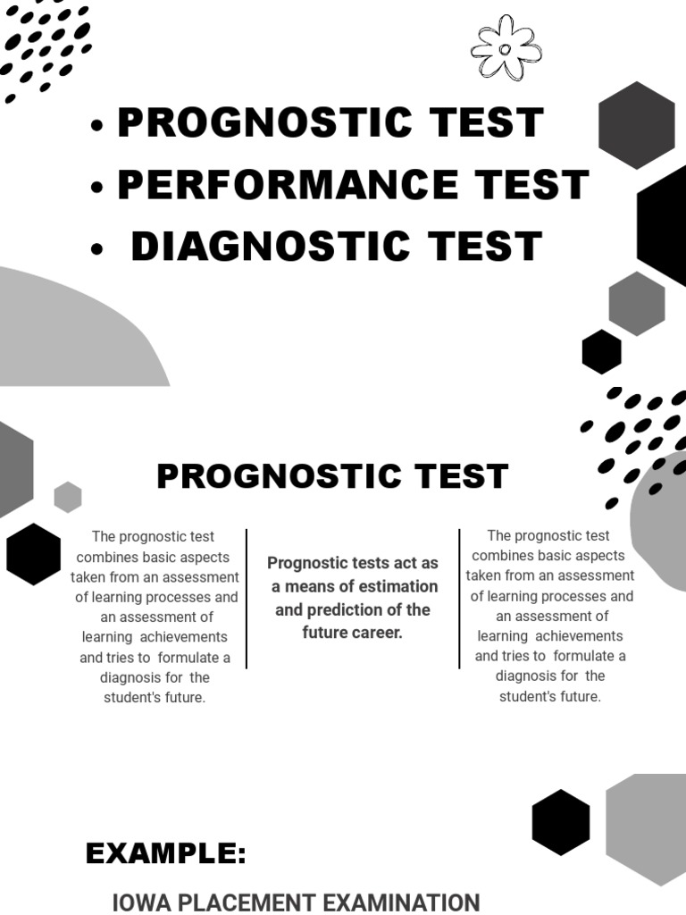 Understanding Prognostic Tests in Education | PDF | Career & Growth